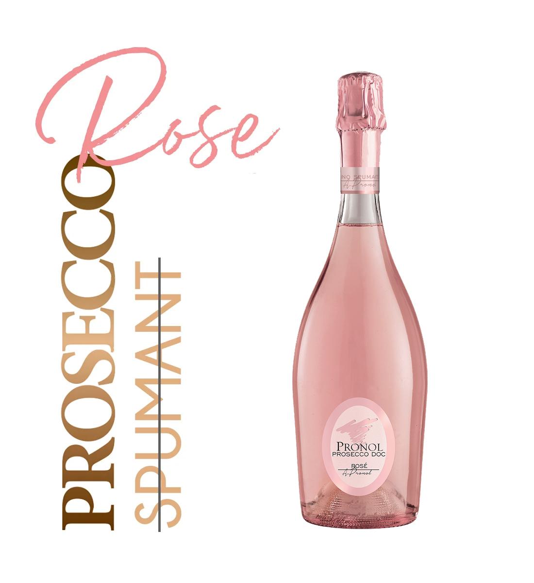 Pronol Prosecco DOC Rosé Brut 750mL - Sabatino Tartufi